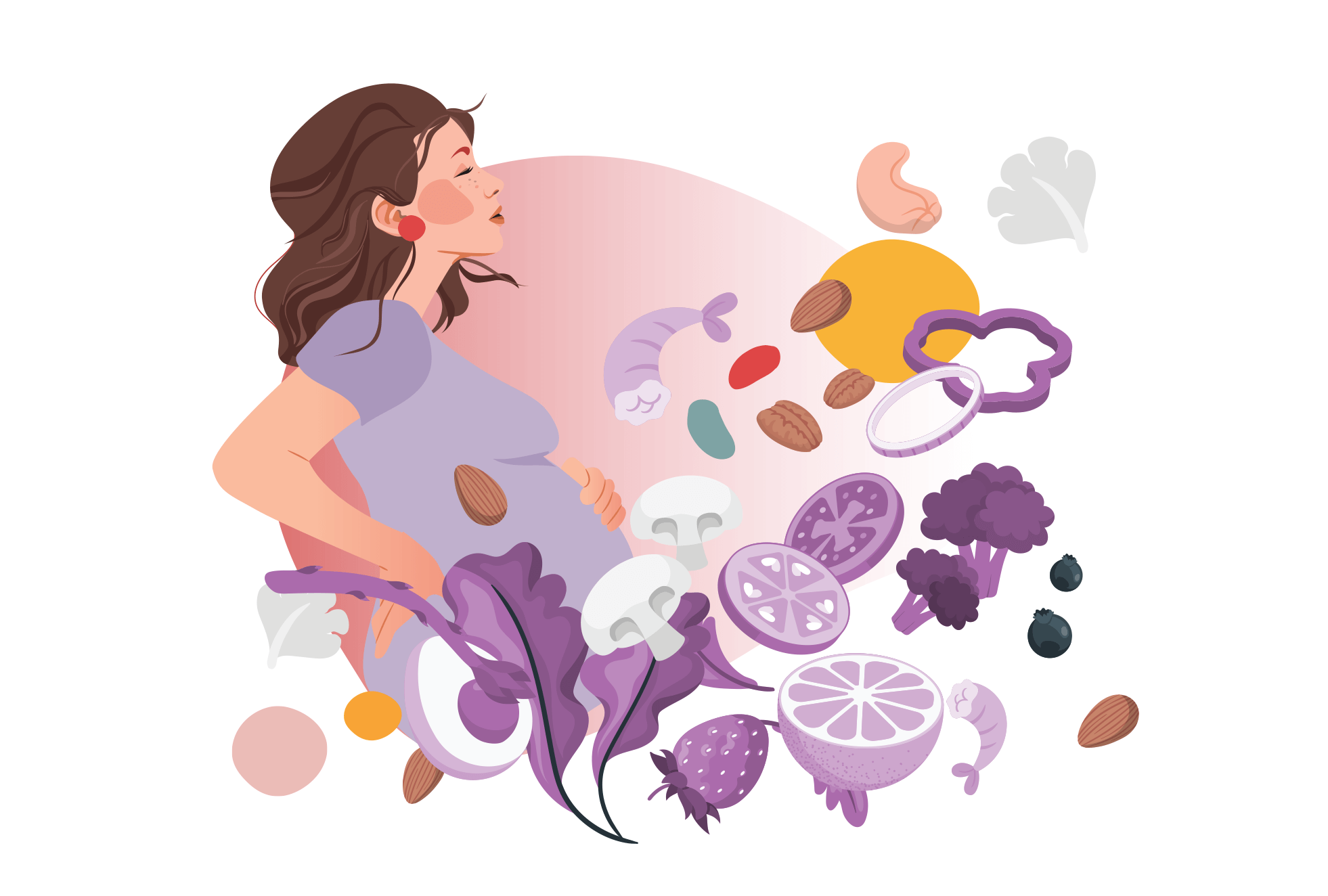 Guide till kost under graviditet: Viktiga näringsämnen, livsmedel att ...